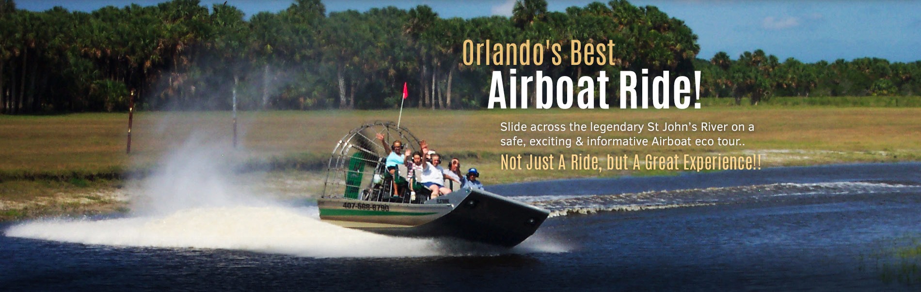 Orlando's Original and Best Airboat Ride | Airboat Rides at Midway